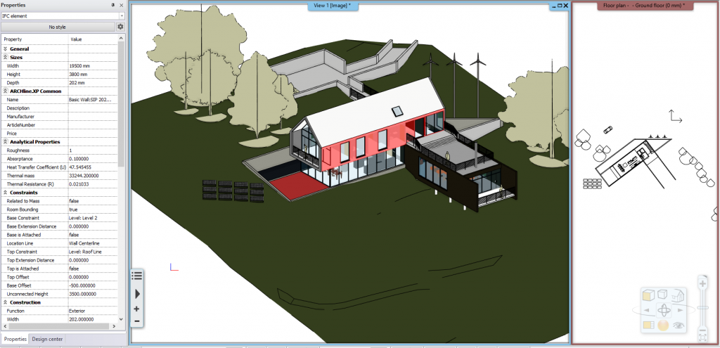 Vinculación de IFC, RVT, DWG, PDF - ARCHLine 3D BIM
